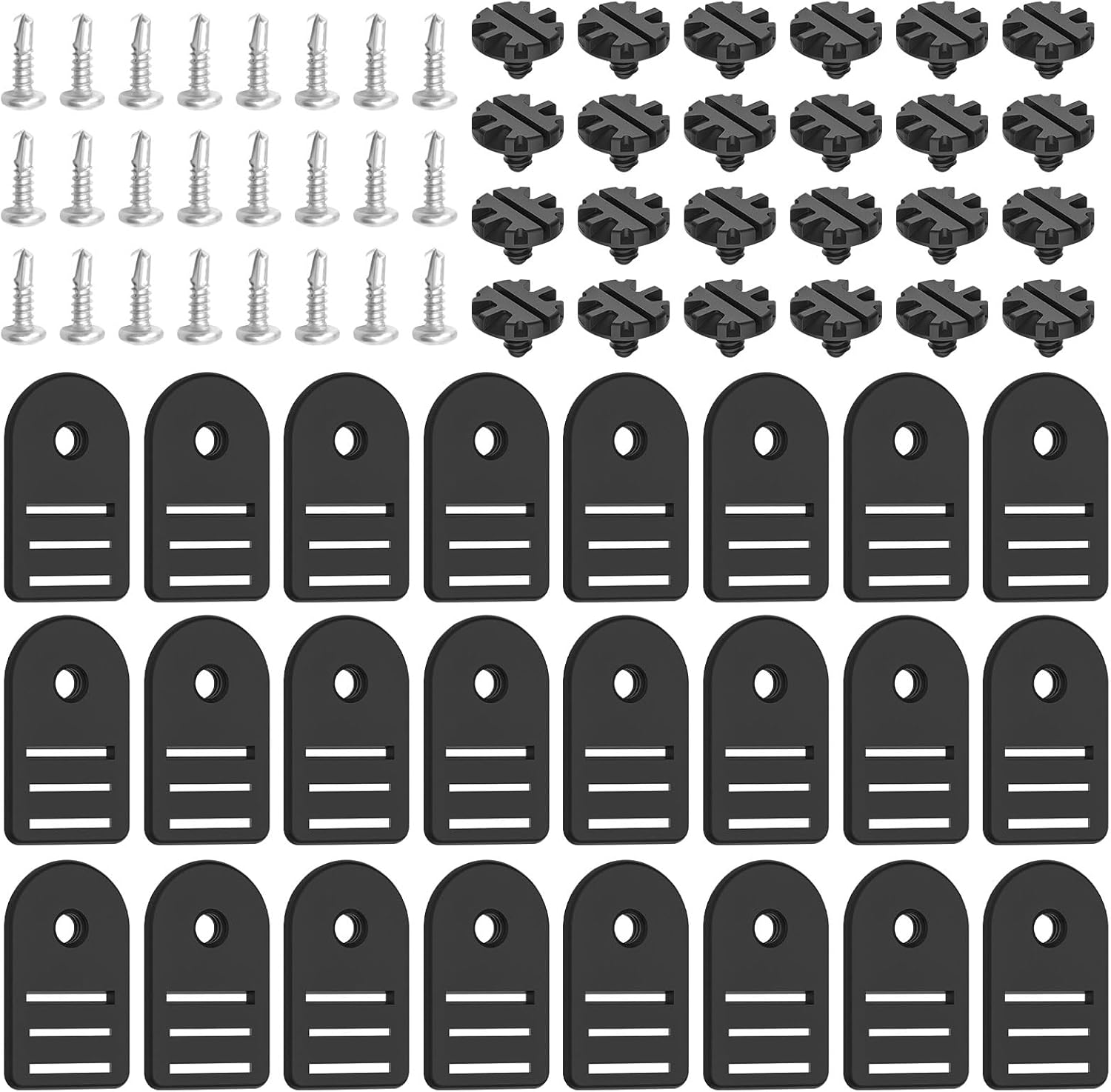 Amazon.com: 24 Sets Solar Reels FGPFS Tube & Blanket Fasteners Kit for ...