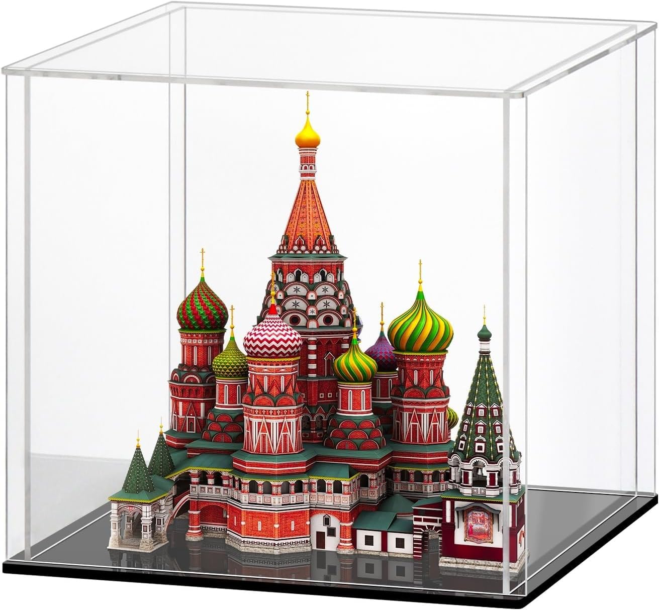 Toolzia Acrylic Clear Display Case,Countertop Box Cube Organizer Stand ...