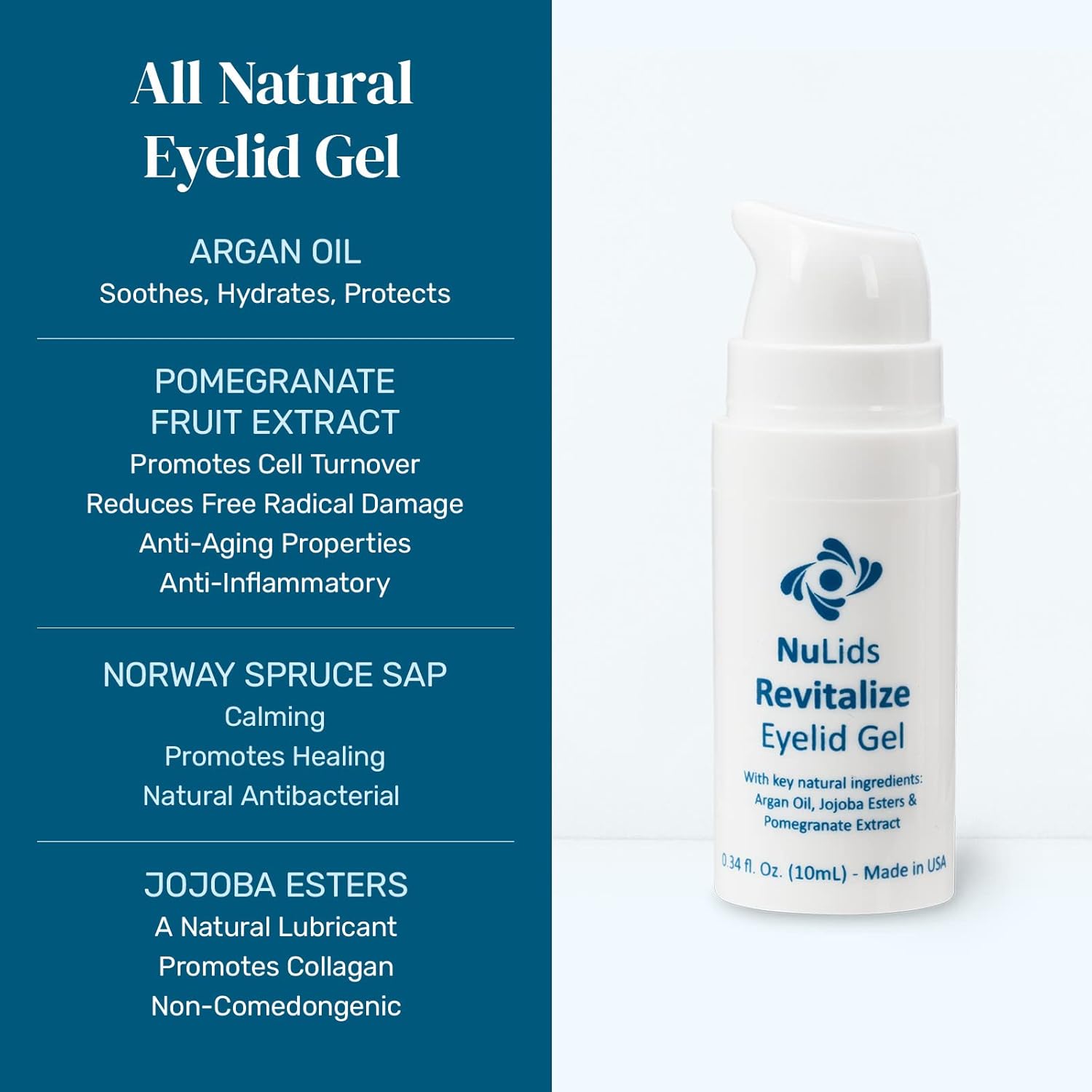 NuLids Revitalize Gel – Single Bottle – Revitalizing Gel for Nulids ...