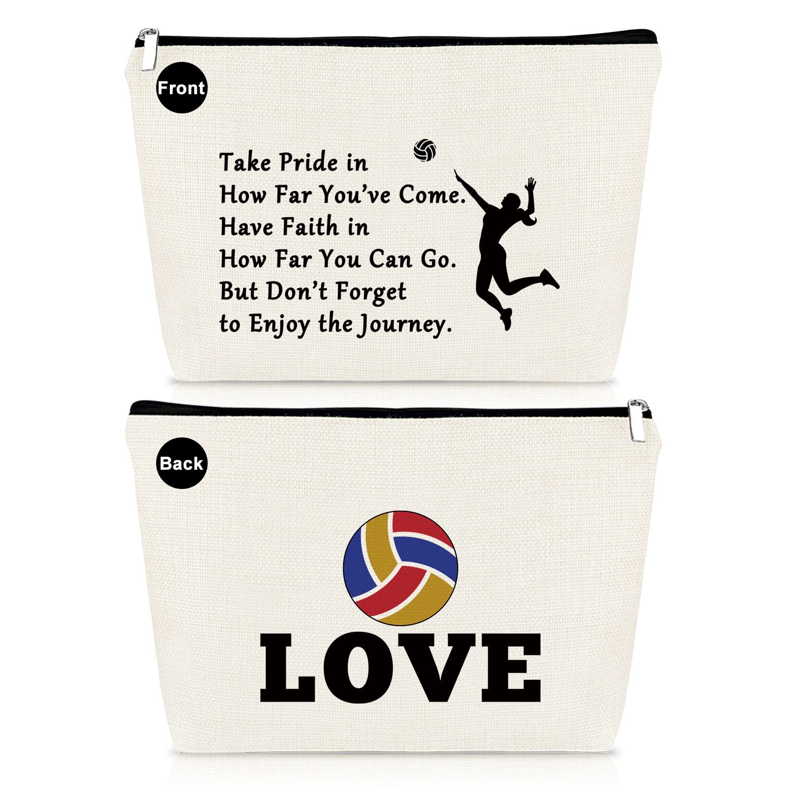 Amazon.com: Volleyball Gifts Volleyball Lover Makeup Bag Gifts for ...