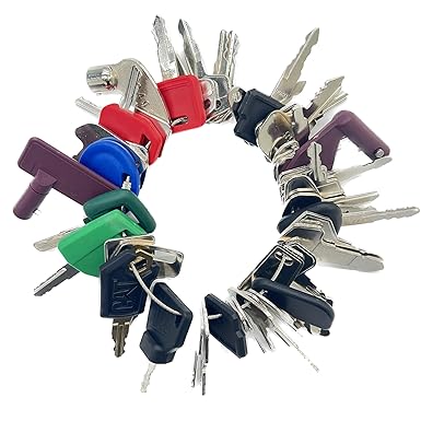 Amazon.com: 45PCS Heavy Equipment Keys Set, Construction Ignition Keys ...