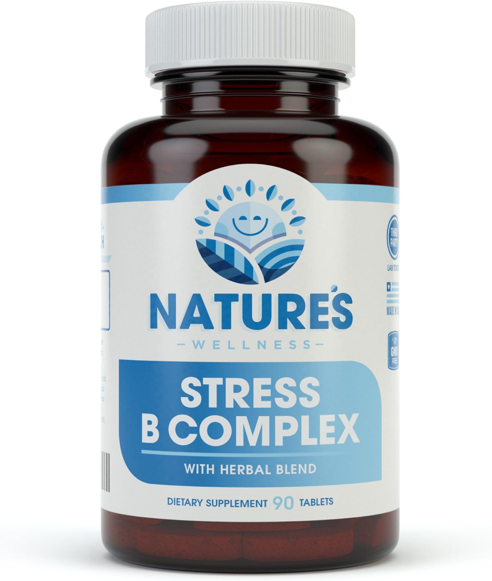 Amazon.com: Vitamin B Complex Stress Relief | All Natural Mood Enhancer ...