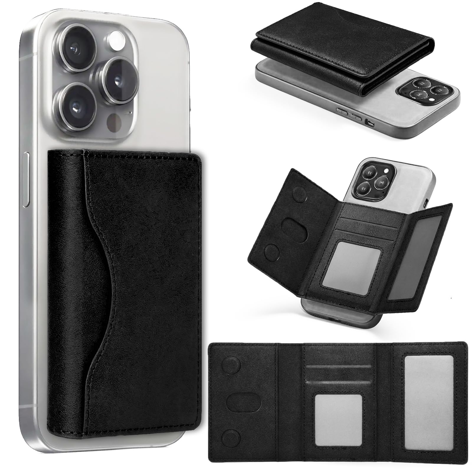 Amazon.com: Sizobi Magnetic Phone Wallet/Card Holder, Compatible with ...