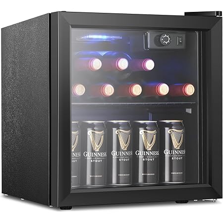 Amazon.com: WANAI Beverage Refrigerator and Cooler 60 Can Mini Fridge ...