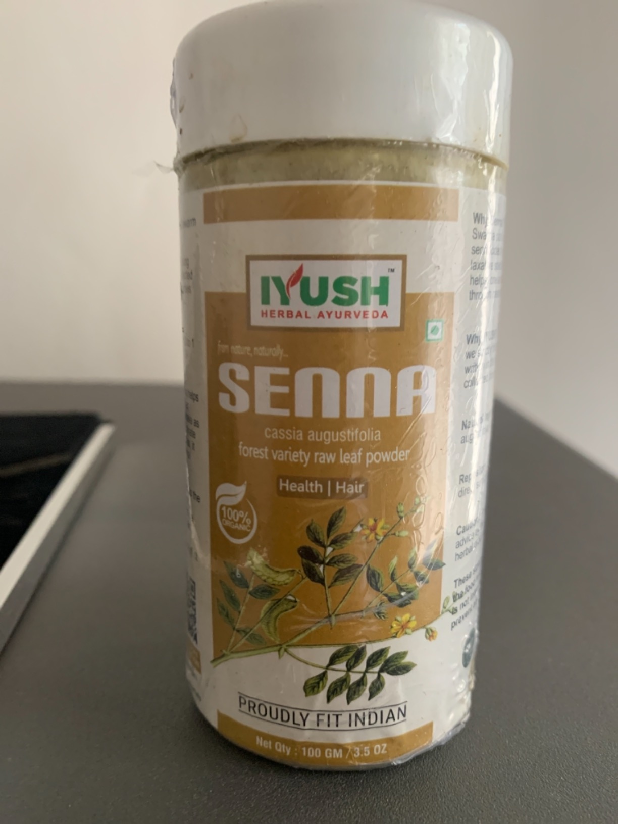 Buy IYUSH Herbal Ayurveda Senna Powder – 250gm | Sanay Patti Powder ...