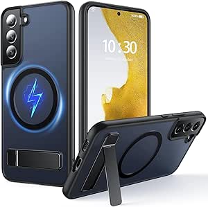 Amazon.com: FNDMIL for Samsung Galaxy S22 Case with MagSafe [Adjustable Kickstand] [Charge While ...