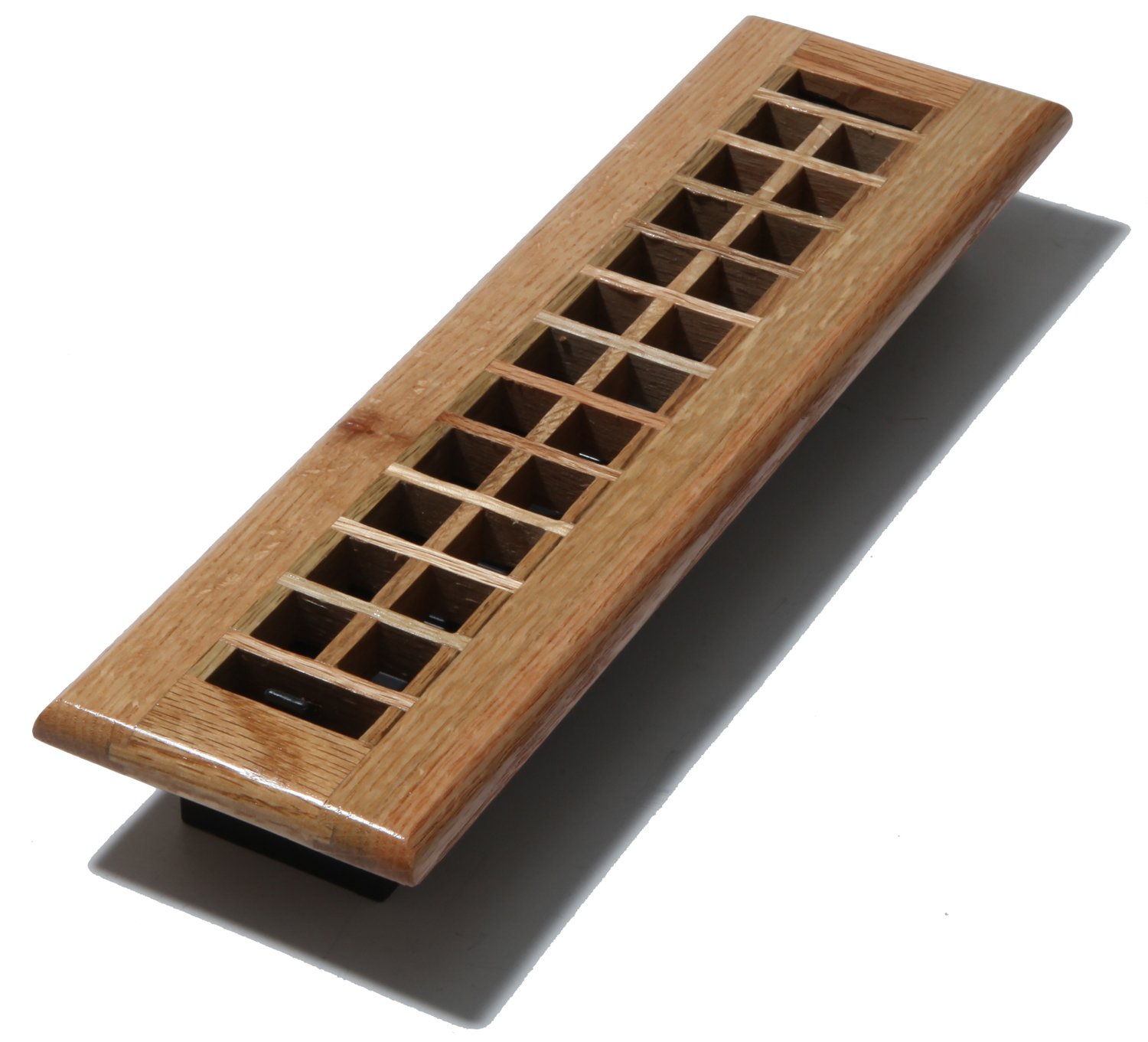 Decor Grates WE212-N 2-Inch by 12-Inch Lattice Wood Floor Register ...