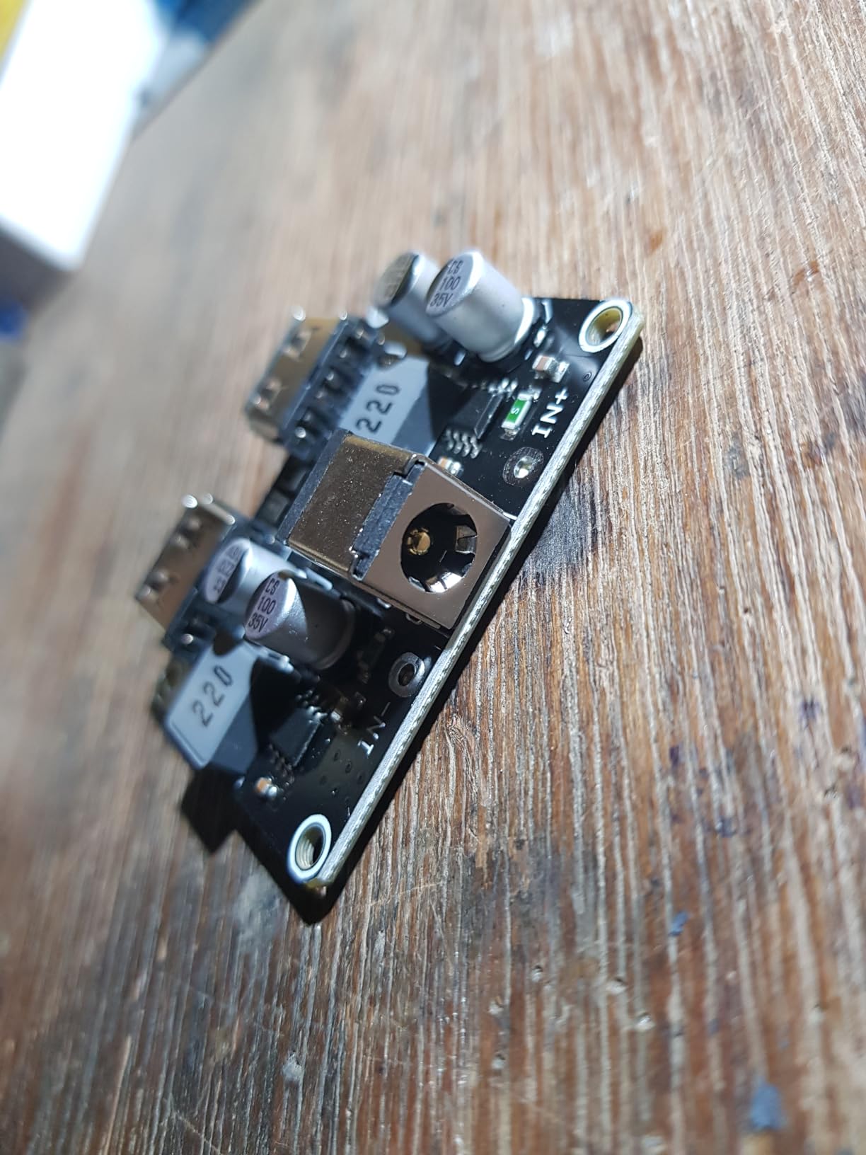 DHRUVPRO 12V 24V to QC3.0 Fast Charge Dual USB Charging Board Step-Down ...