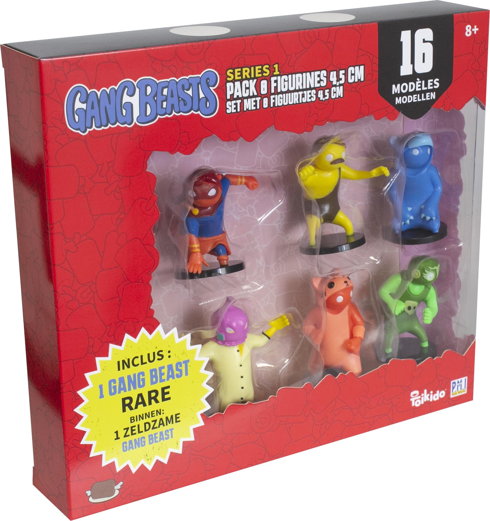 Lansay Gang Beasts - Pack of 8 Figures 4.5 cm - Random Model - Video ...