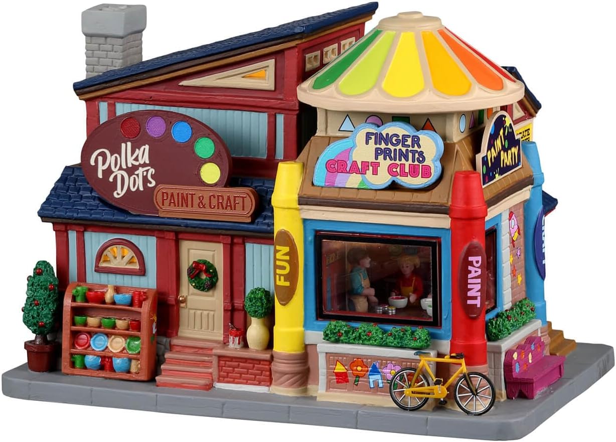 Amazon.com: Lemax Village Collection Polka Dot's Clubhouse : Home & Kitchen