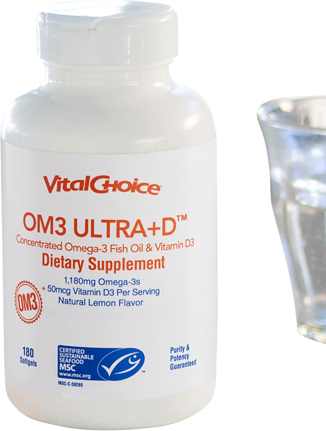 Amazon.com: Vital Choice MSC Om3 Ultra+D Concentrated Omega-3 Fish Oil ...