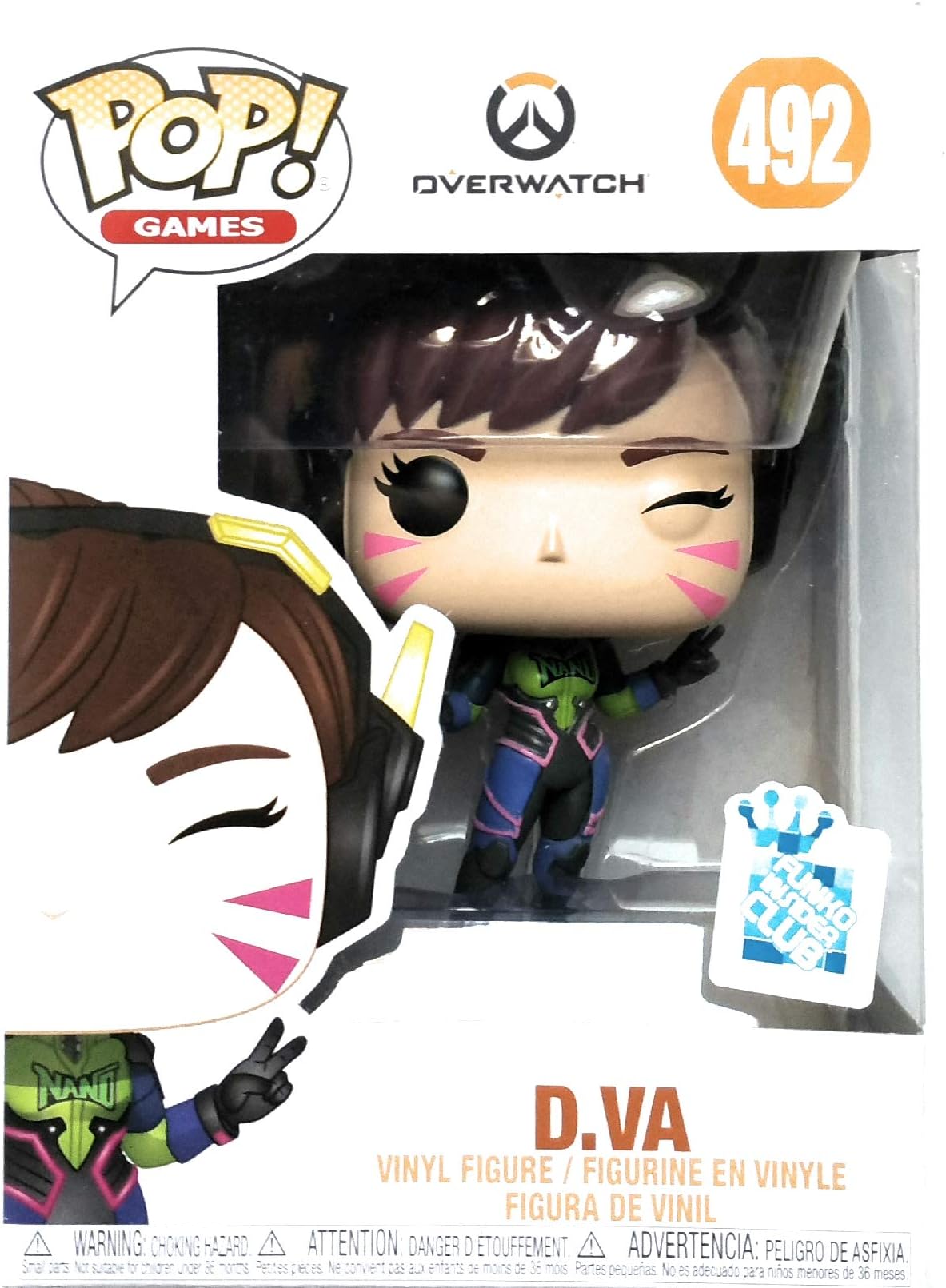 Amazon.com: Funko Pop! Games: Overwatch - D.Va (Nano Cola) Exclusive ...
