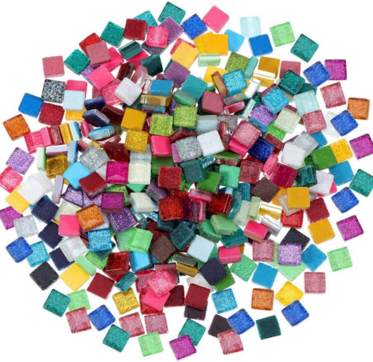 Amazon.com: 200 g Gold Leaf Gilding Assorted Stained Glass Mosaic Tile ...