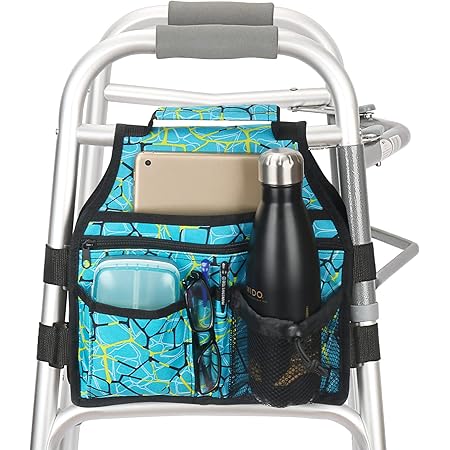 Amazon.com: FINPAC Walker Side Tote Bag, Double-Sided Folding Walker ...