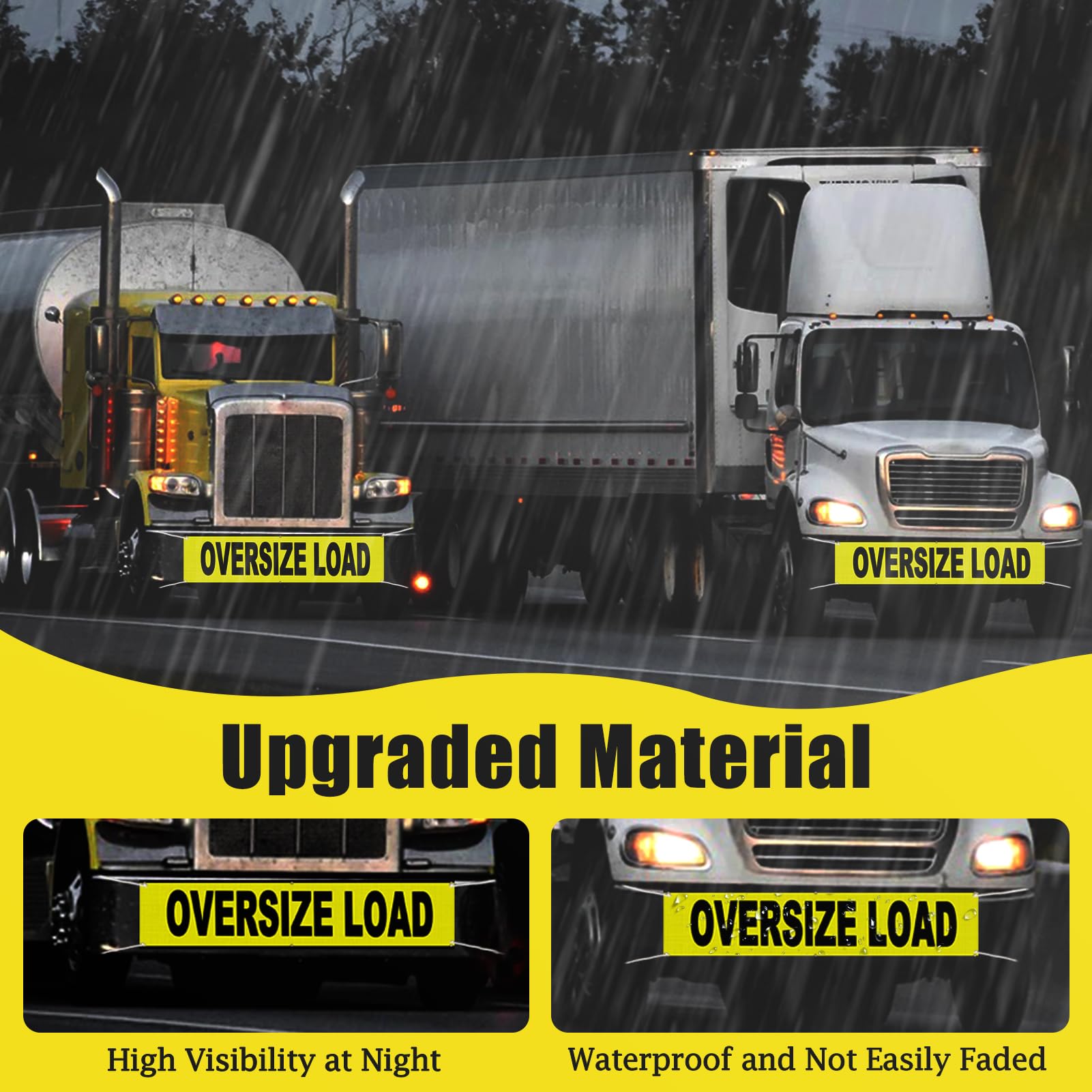Snapklik.com : Oversize PVC Load Banner Signs For Trucks -18 Inch X 84 ...