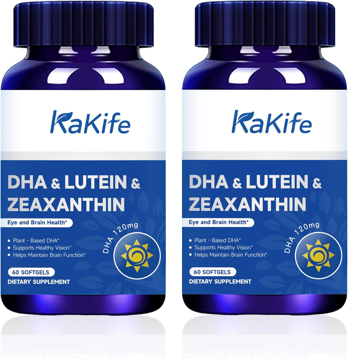 Amazon.com: KAKIFE Dha & Lutein &Zeaxanthin (2 Bottles) : Health ...