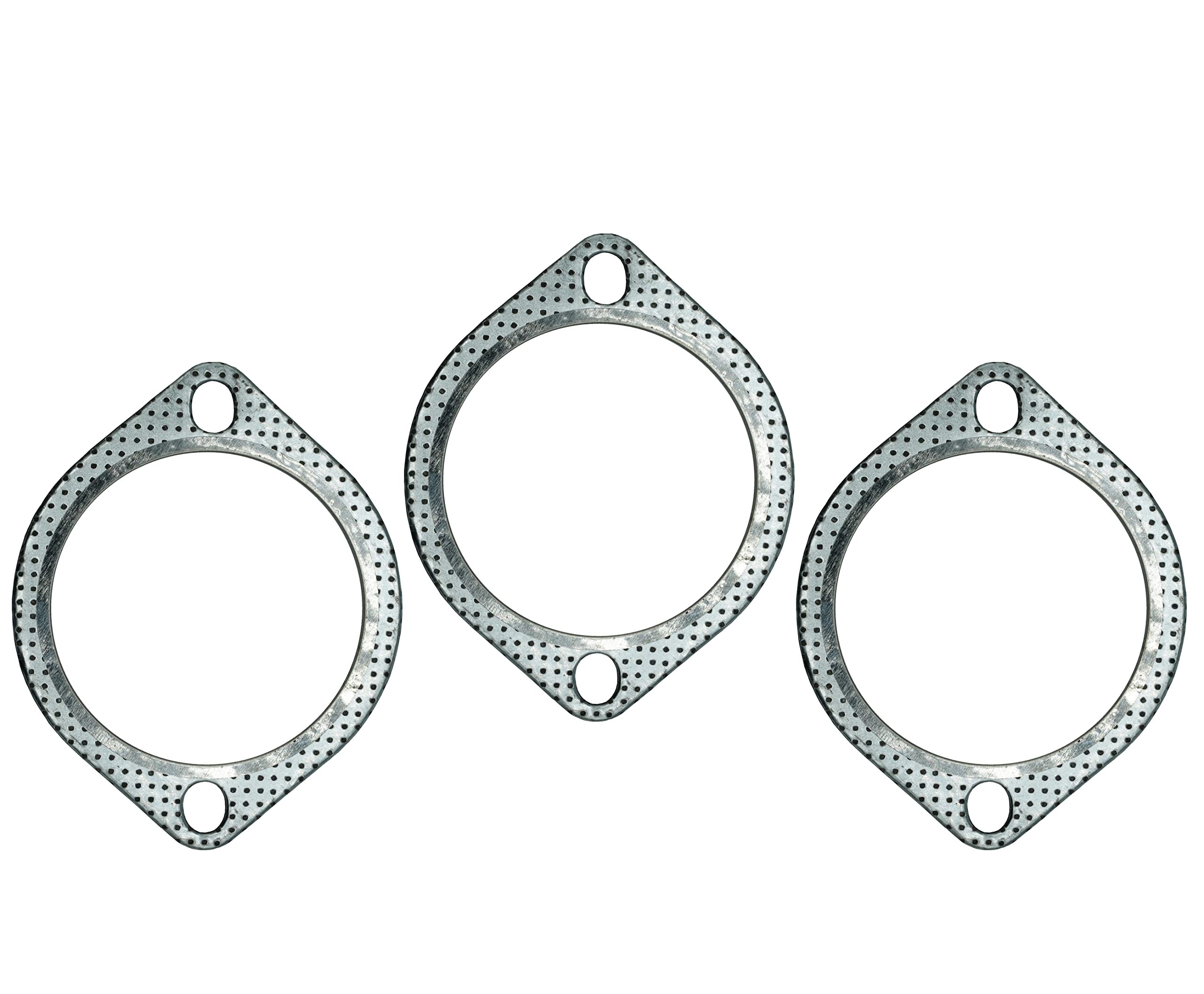 Exhaust Flange Gasket 3.5 Inch 3-Pack - High Temp Graphite For Headers ...