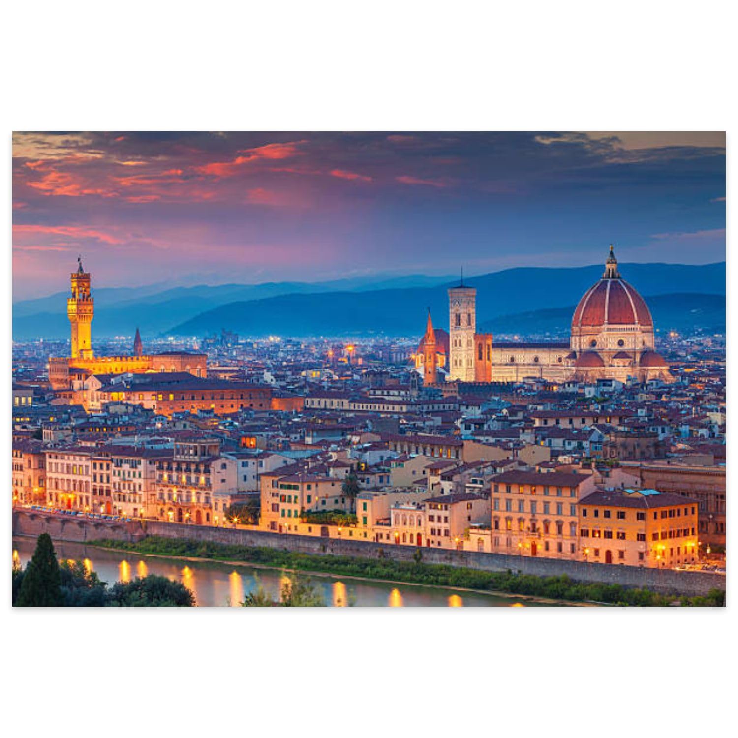 Amazon.com: Jigsaw Puzzles 1000 Pieces for Adult Florence Italy Urban ...