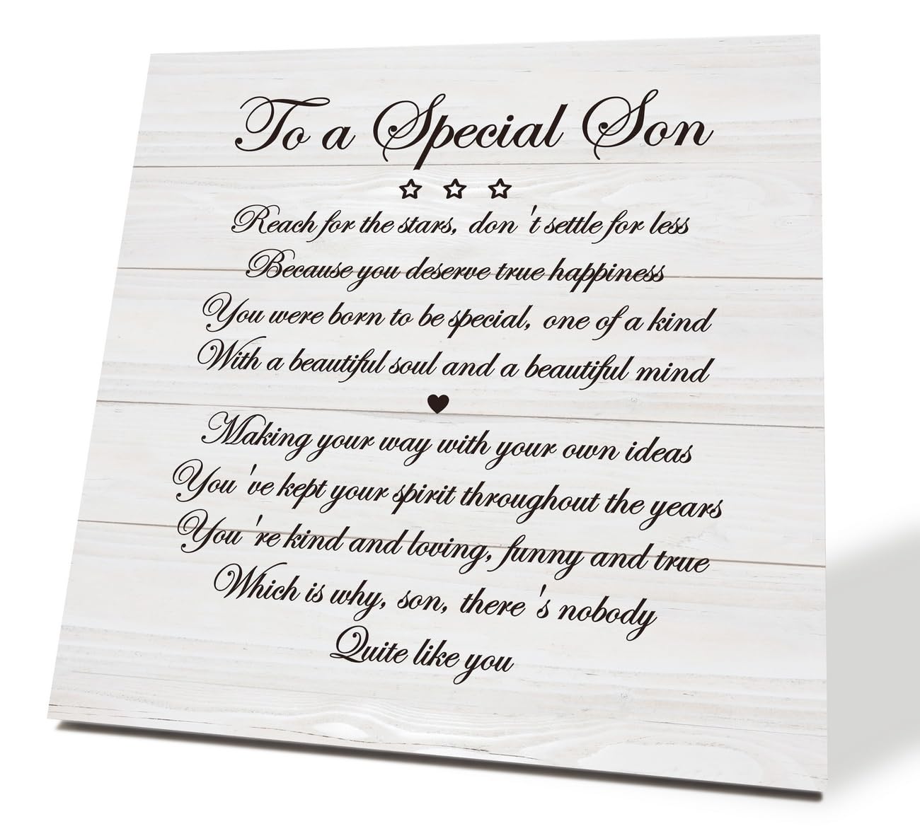 Amazon.com : Son Wood Sign, Son Gifts, Wooden Plaque Sign Table Decor ...