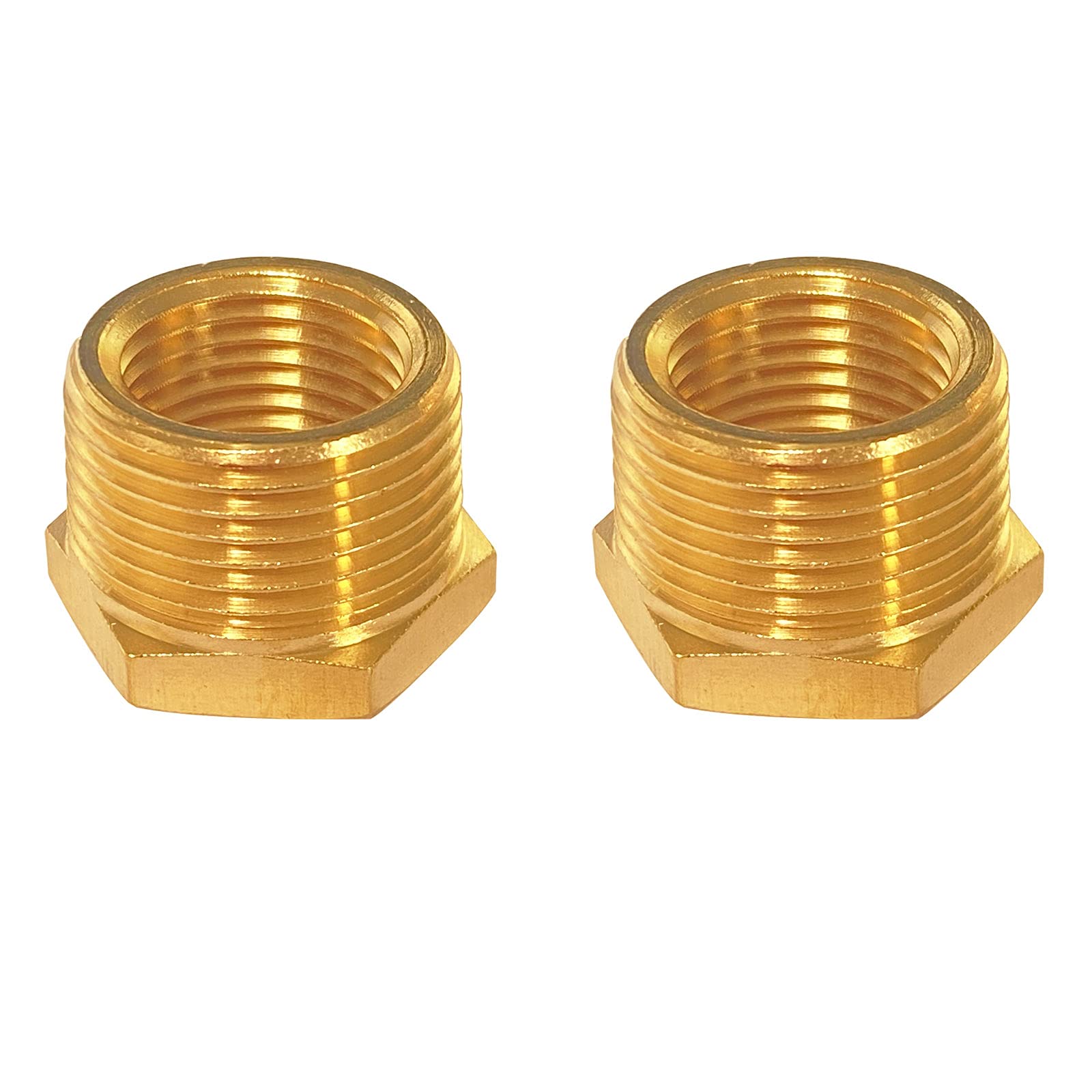 Snapklik.com : YOUHO 3/8 To 1/4 Reducer Brass Threaded Pipe Fitting 3/8 ...