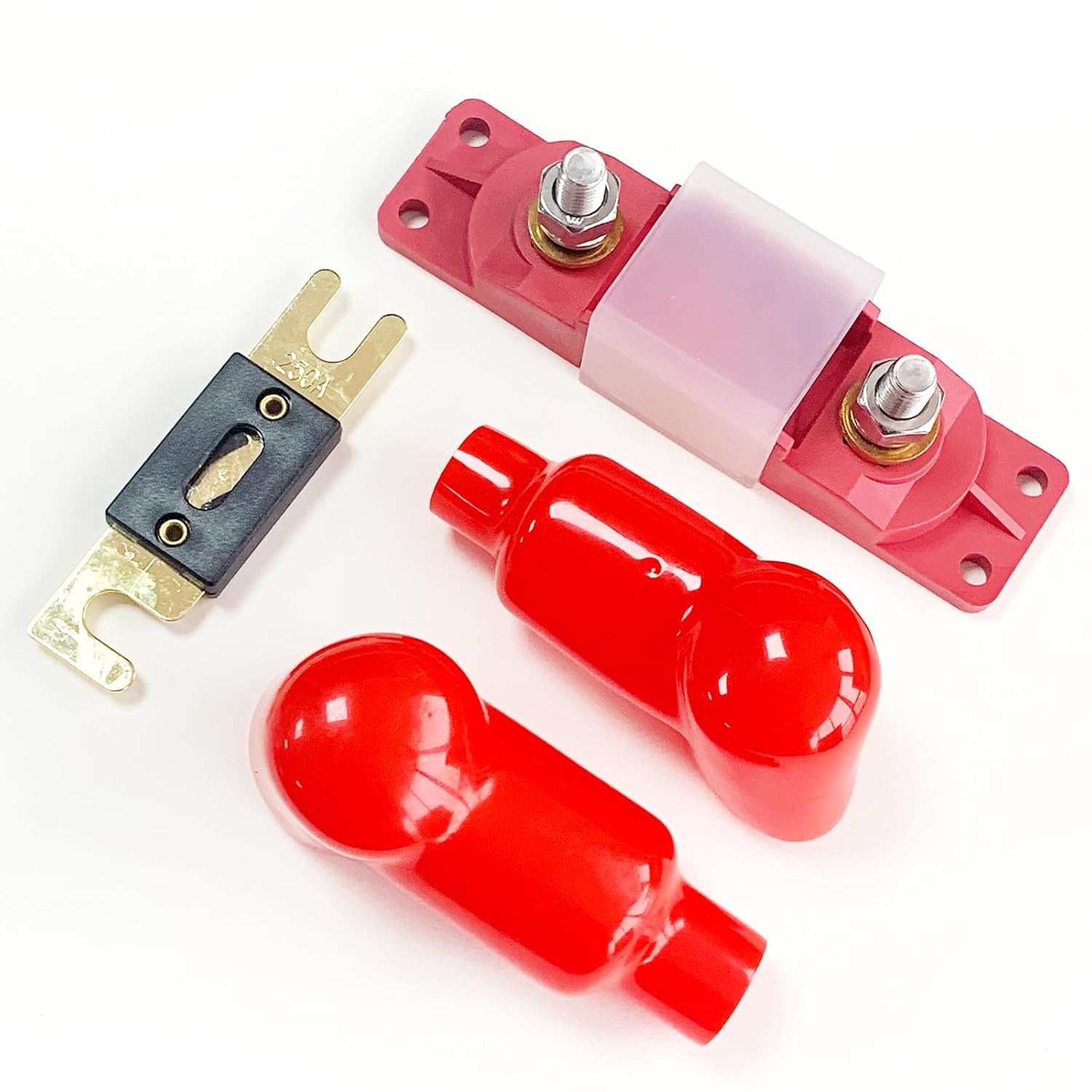 Amazon.com: rocas 250 Amp ANL Fuse Holder Kit with Cover,for Marine ...