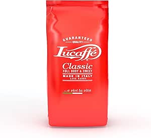 Lucaffé Classic, Coffee Beans, Premium Blend of 80% Arabica and 20% ...