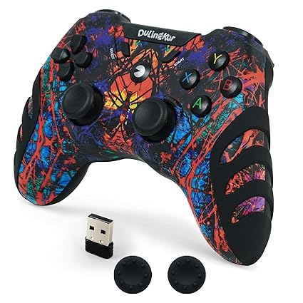 Amazon.com: DuLingKer PC Controller Wireless, PS3 Controller PC Gamepad ...