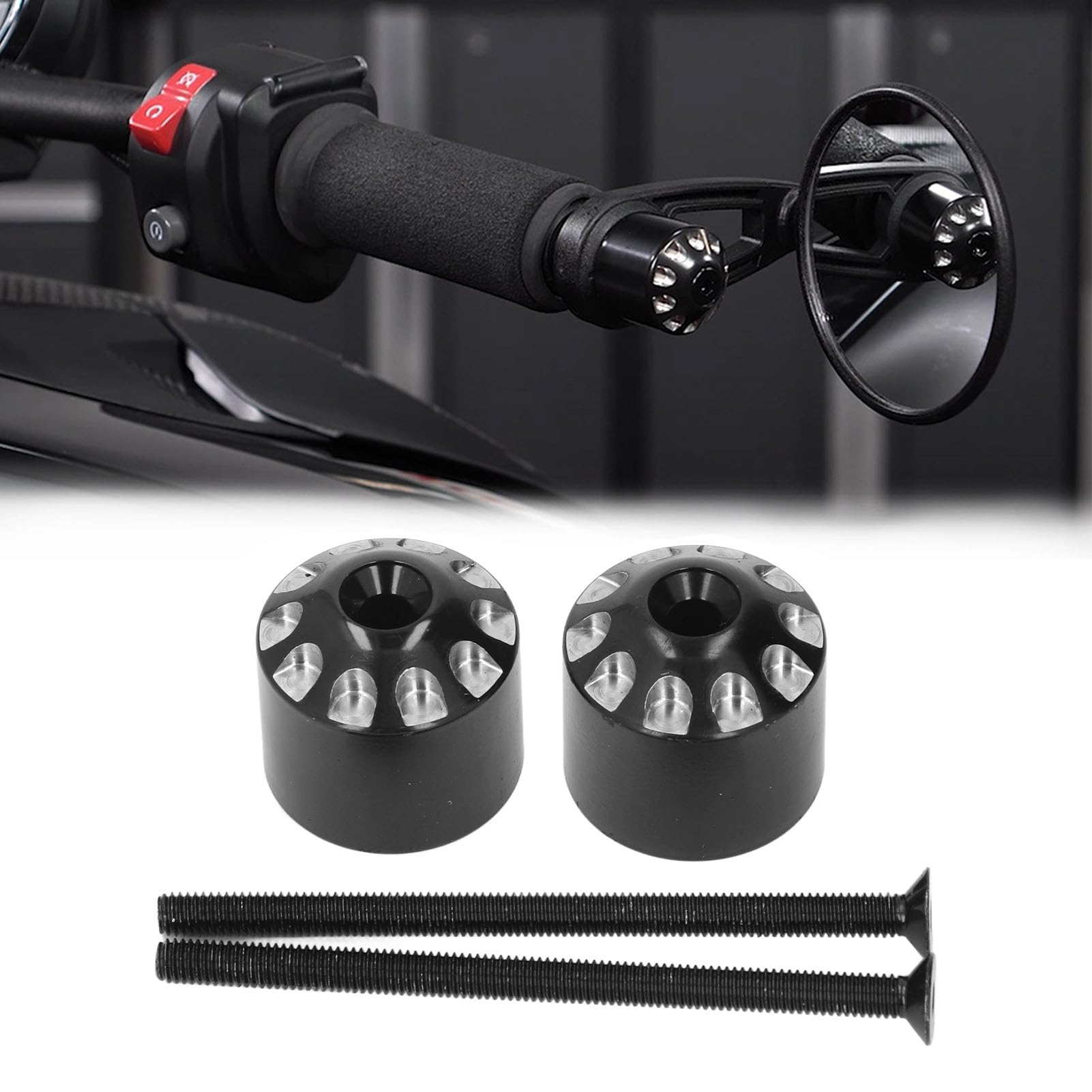 Heavy Bar End Weights R&G Racing Stainless Steel Bar Ends - Triumph ...