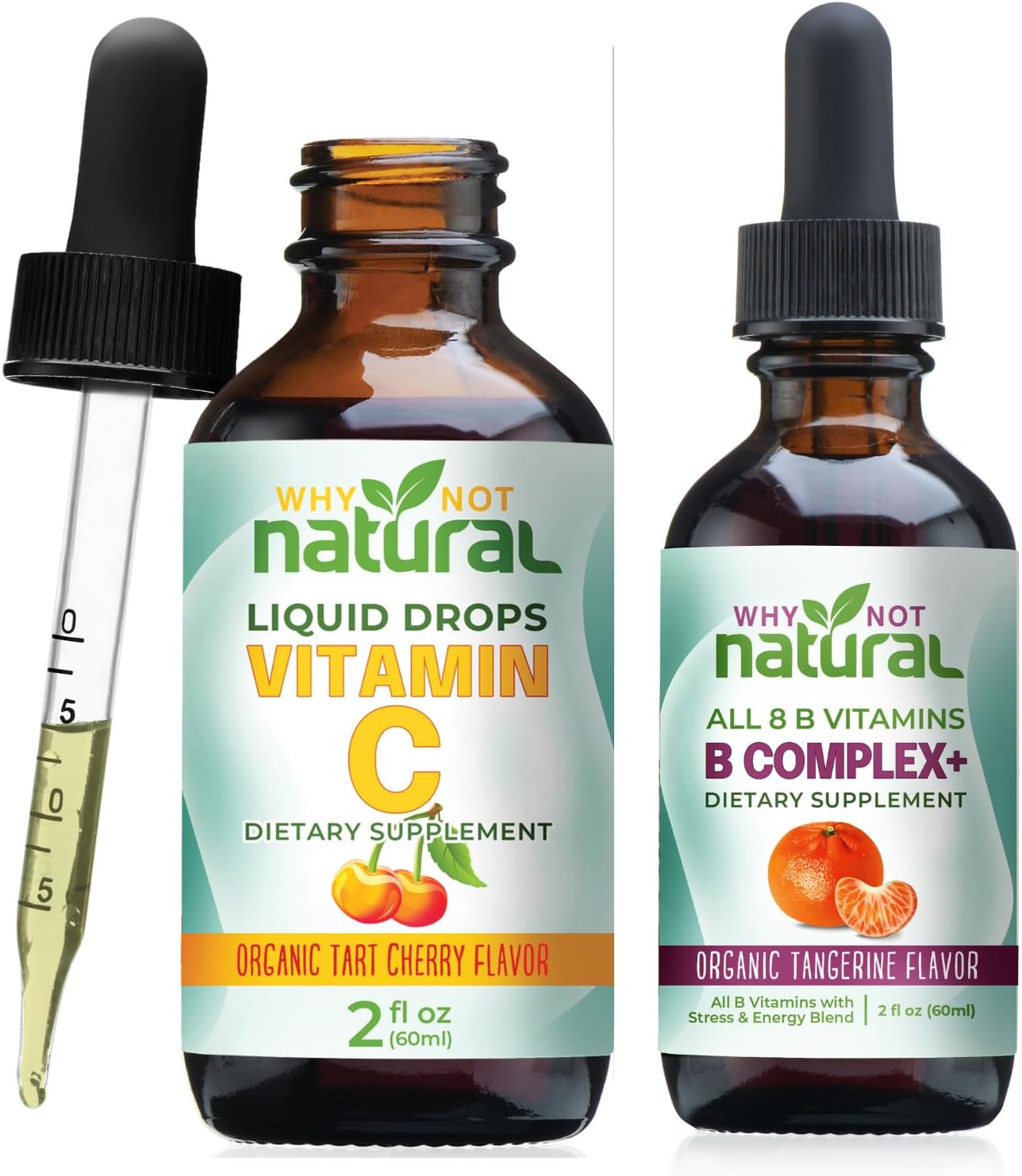 Amazon.com: Why Not Natural Organic Liquid Vitamin C & Vitamin B ...