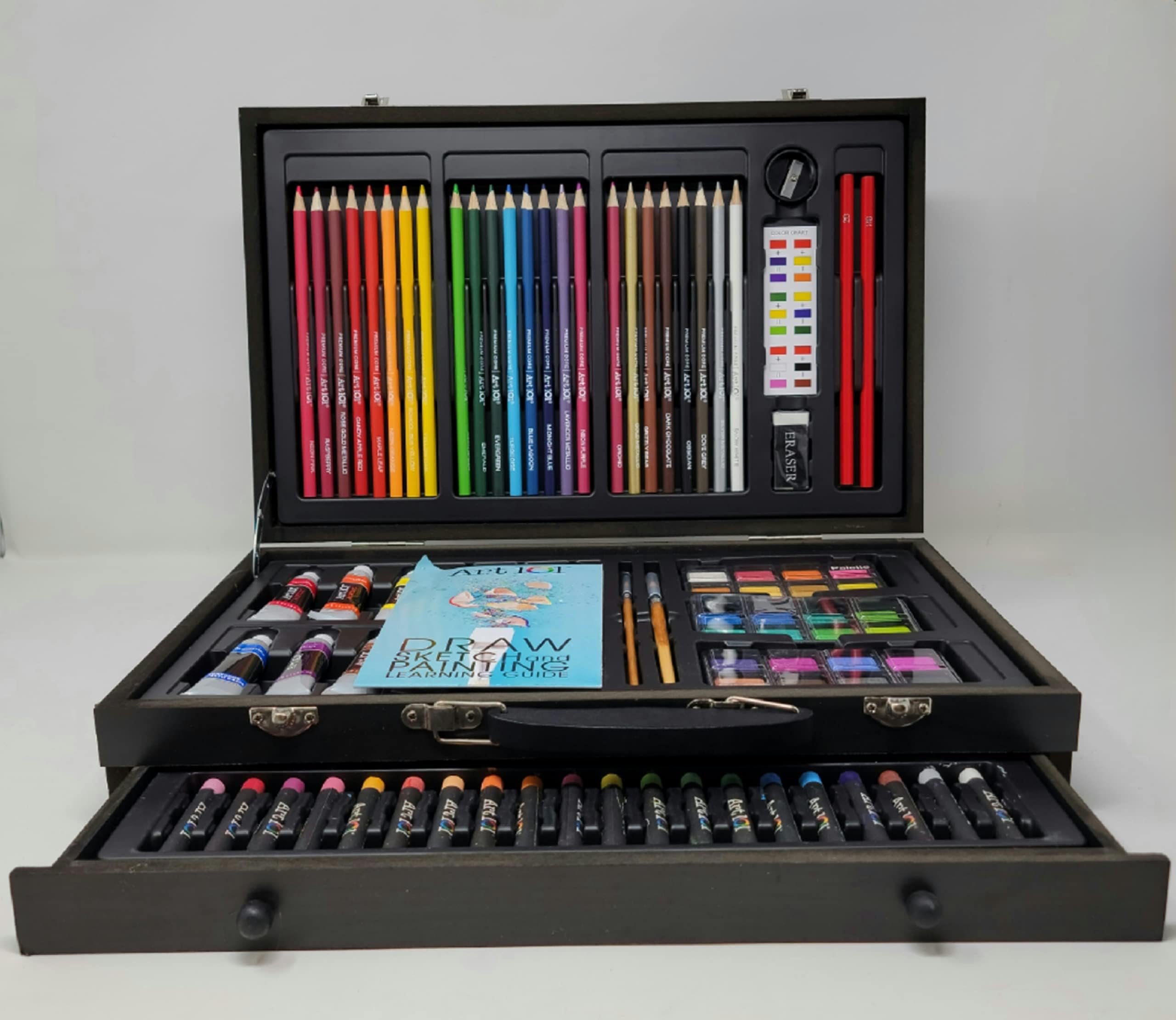 AXIDUN - Kit de Dibujo, Set de Arte Profesional 145 Pcs,Kit de arte ...