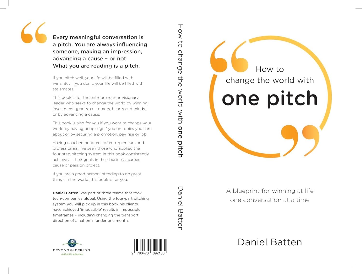Amazon.com: How to change the world with one pitch: A blueprint for ...