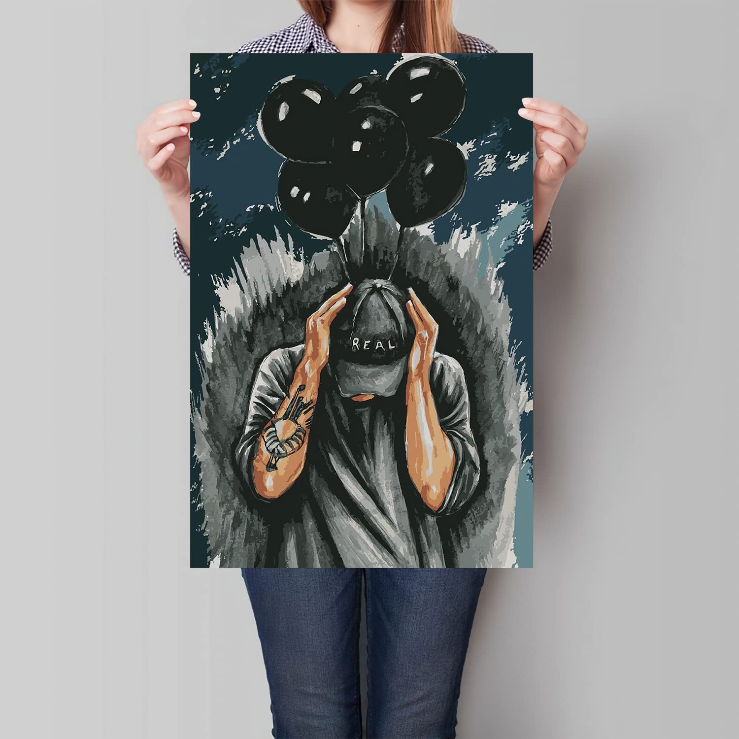 Amazon.com: Nf Poster Rapper Music Posters for Room Aesthetic - Canvas ...