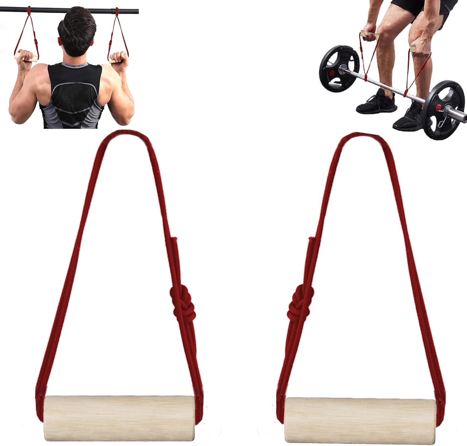 Pull Up Bars Handles for Gym Multi-functional Grips | 4cm thick | 2 ...