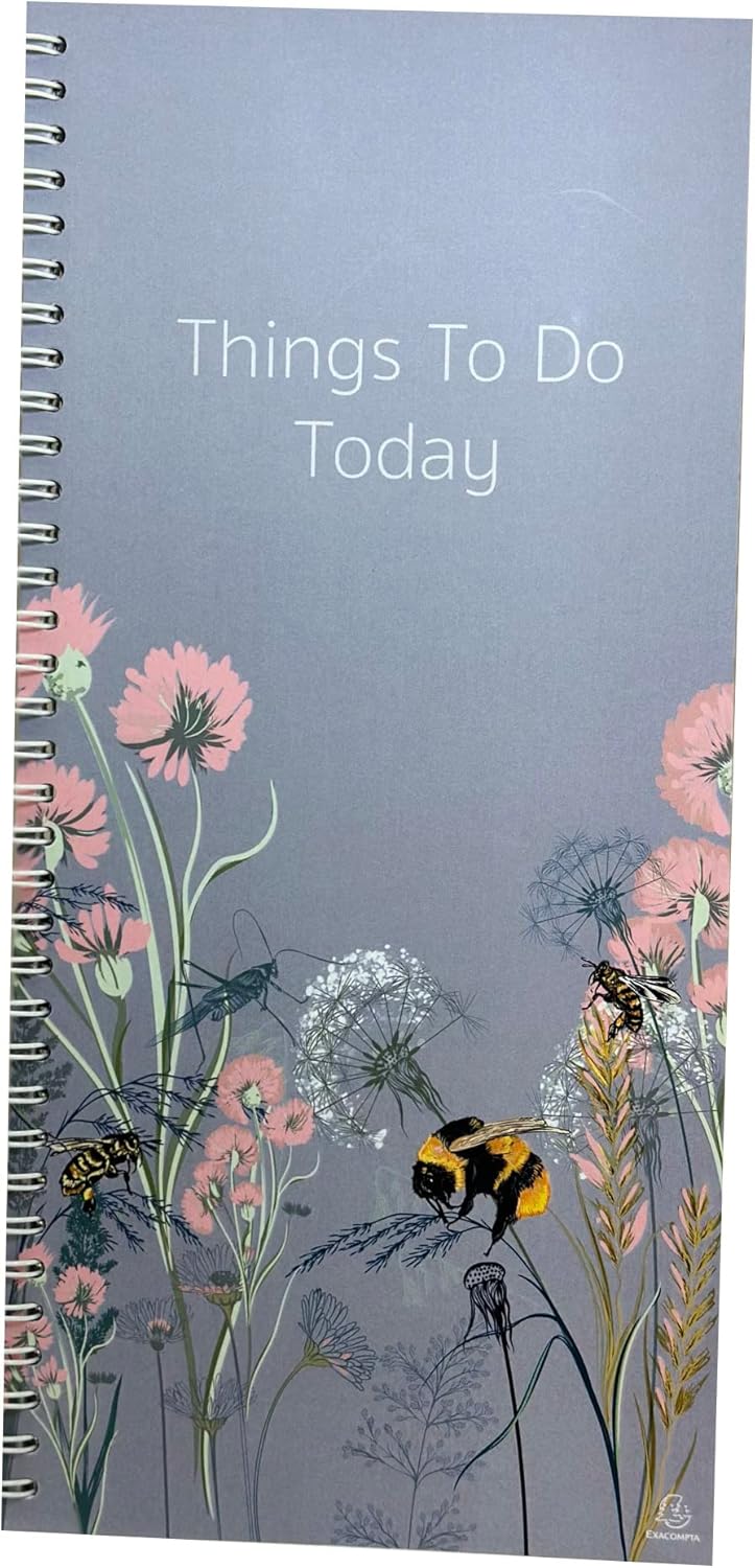 Exacompta - Ref GS016Z Things to Do Today Notebook, 90gsm Paper 140mm x ...