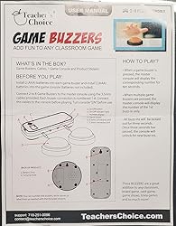 Amazon.com: Teacher's Choice Light Up Game Buzzer System, Displays The ...