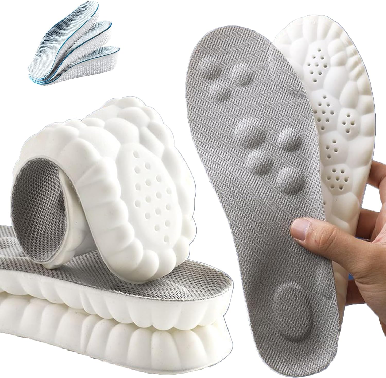 4D Cloud Technology Insole, Cloudstride 4d Insoles,Super Soft U-Shape ...