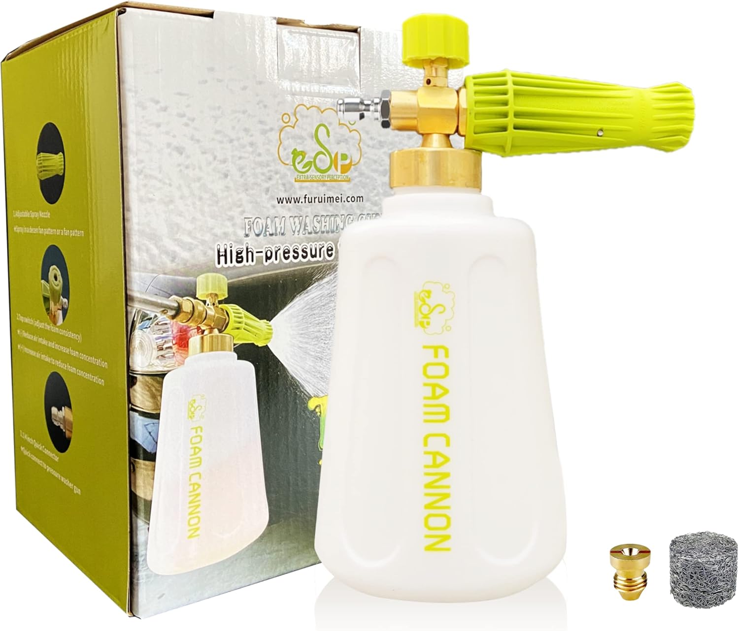 Amazon.com: ESP Foam Cannon Snow Foam Lance with 1/4 Standard Quick ...