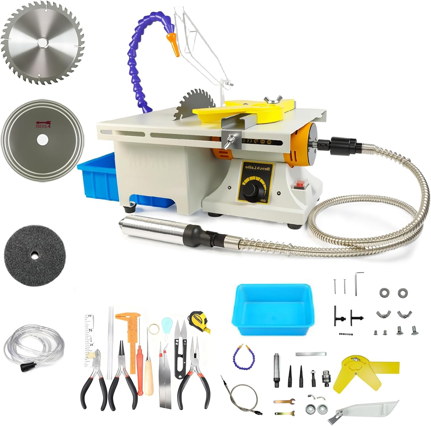 Lapidary Rock Grinder Polisher, Jewelry Lapidary Saw, 750w Mini Table ...