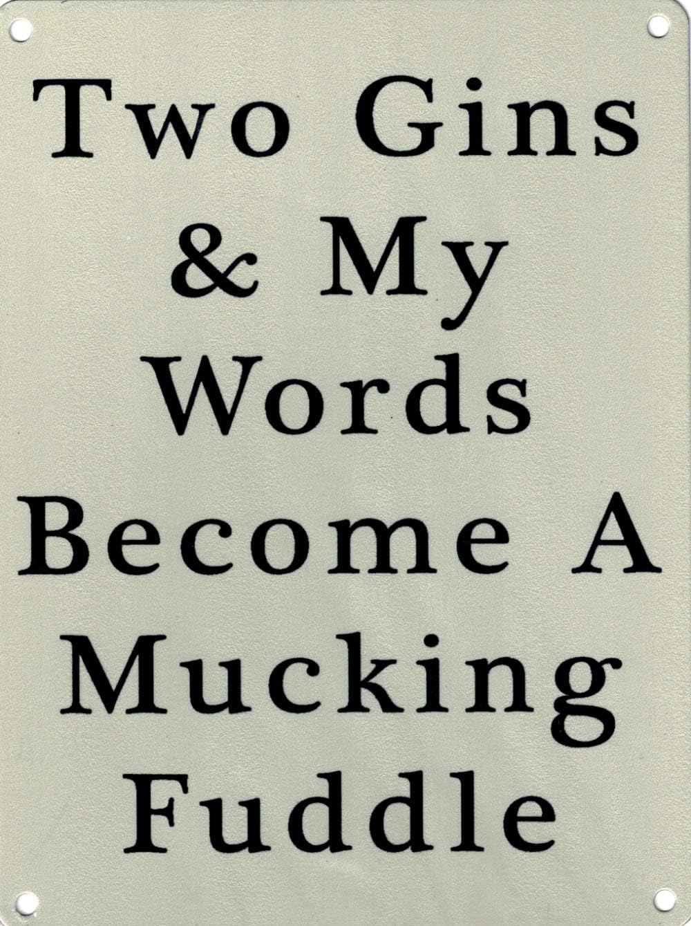 Amazon.de: Lustiges Gin-Schild, Retro-Vintage-Stil, Humorvolle Gin ...