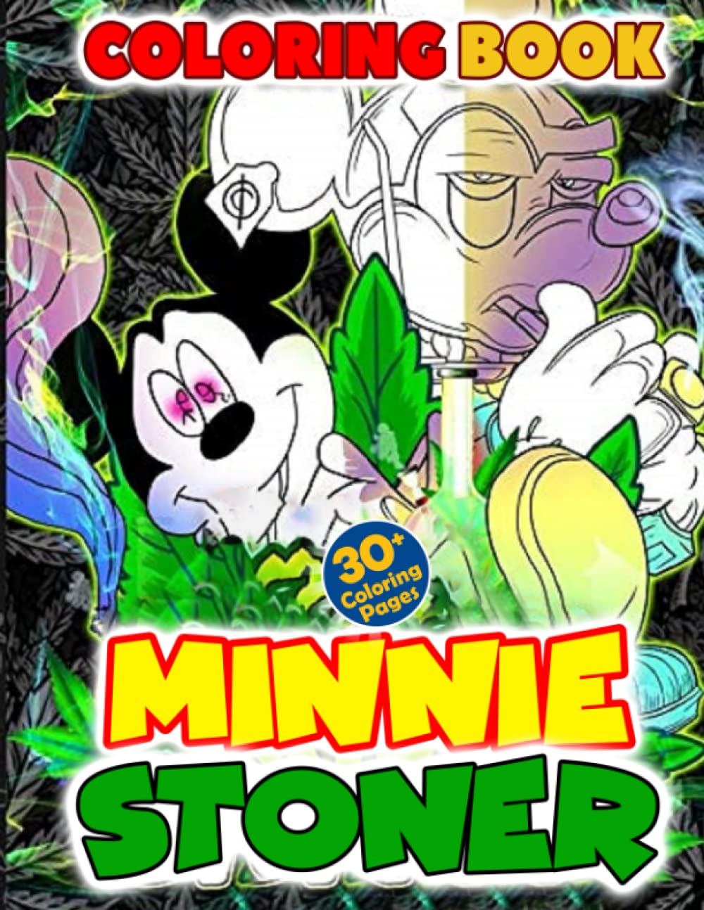 Minnie Mouse Stoner Coloring Book Minnie Mouse Coloring Book Fans ...