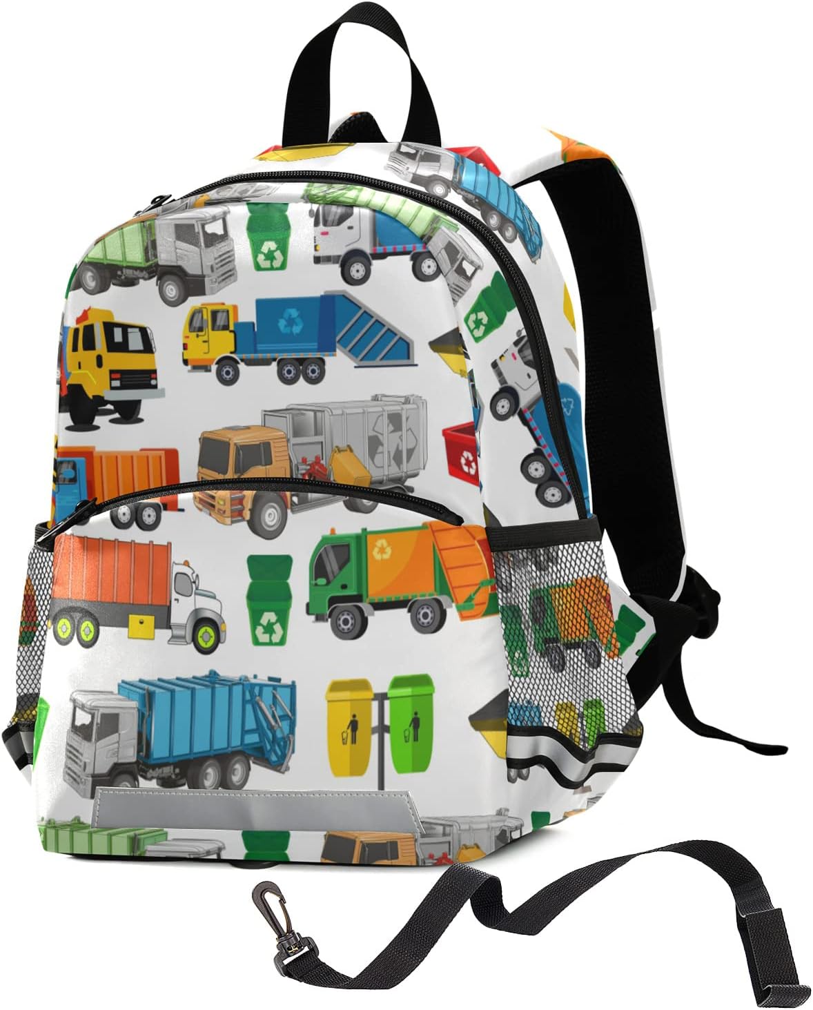 Amazon.com: XDMXY Garbage Trucks Cute Kid's Toddler Backpack for Boys ...