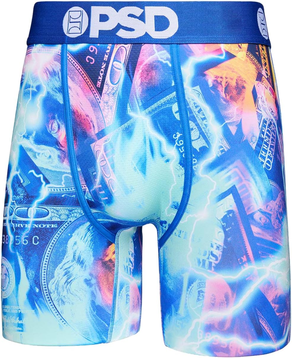 PSD Men's Money Strike Boxer Briefs, Multi, XL at Amazon Men’s Clothing ...