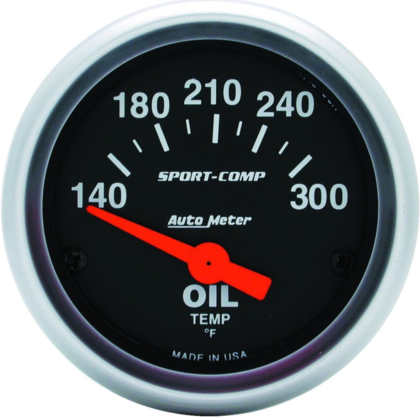 Amazon.com: Auto Meter 3348 Sport-Comp Electric Oil Temperature Gauge ...
