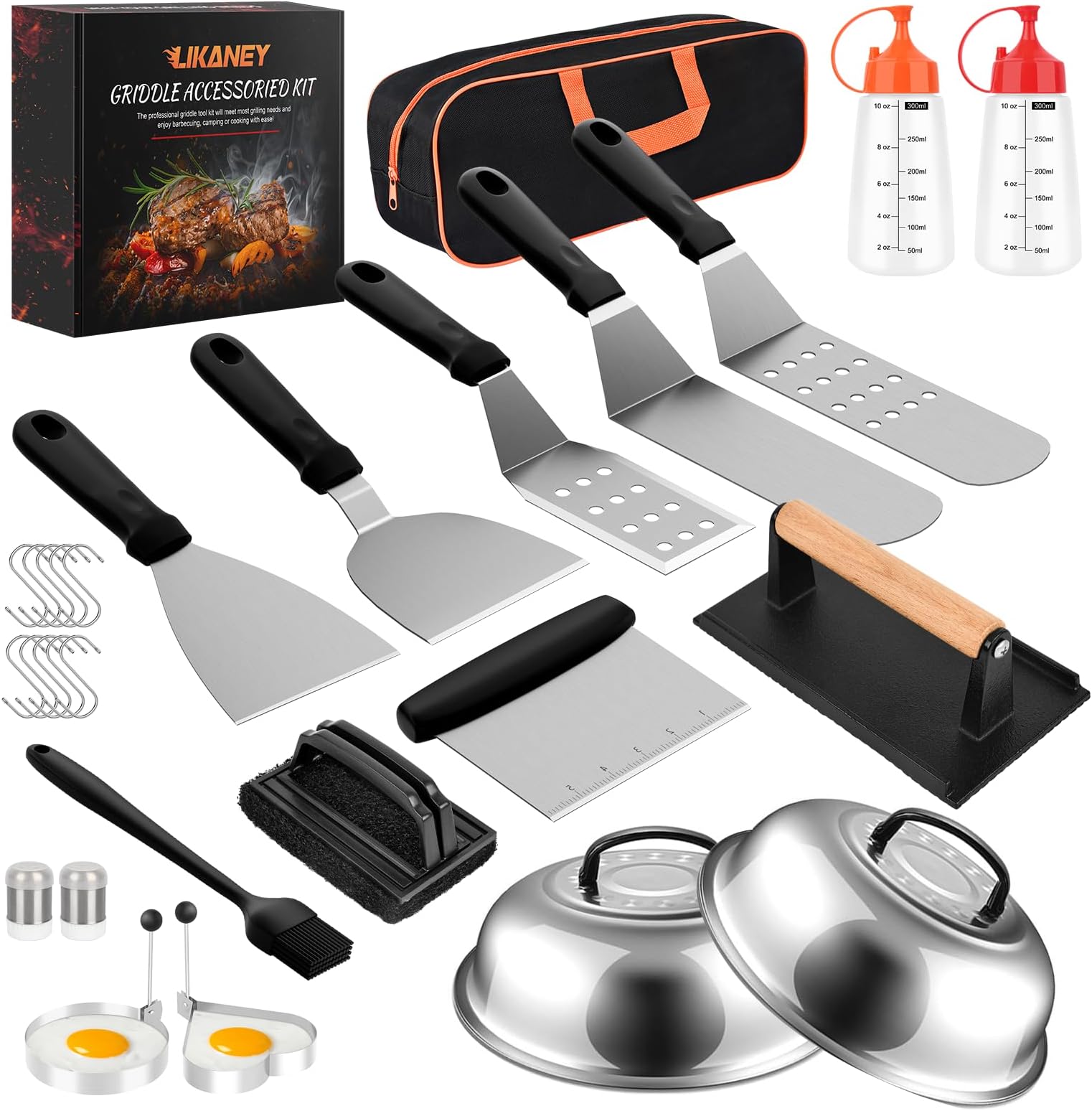 Amazon.com : 28PCS Griddle Accessories Kit, Flat Top Grill Accessories ...
