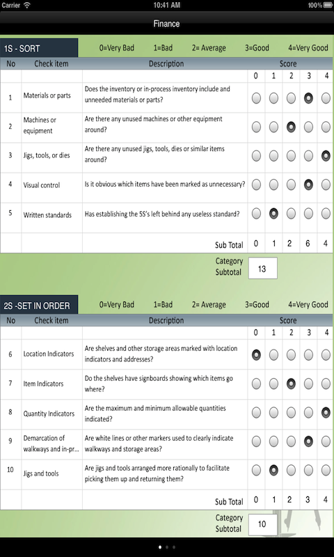 5s Audit – Lean tools, Kaizen - App on Amazon Appstore