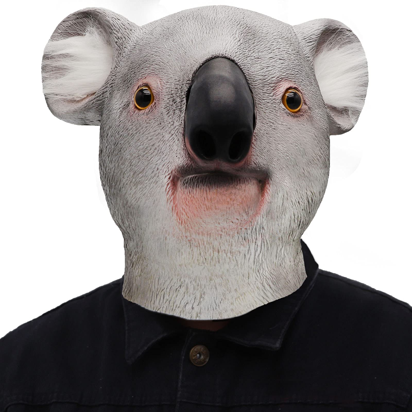 Head Koala Mask Funny Realistic Halloween Carnival Fursuit Costume ...