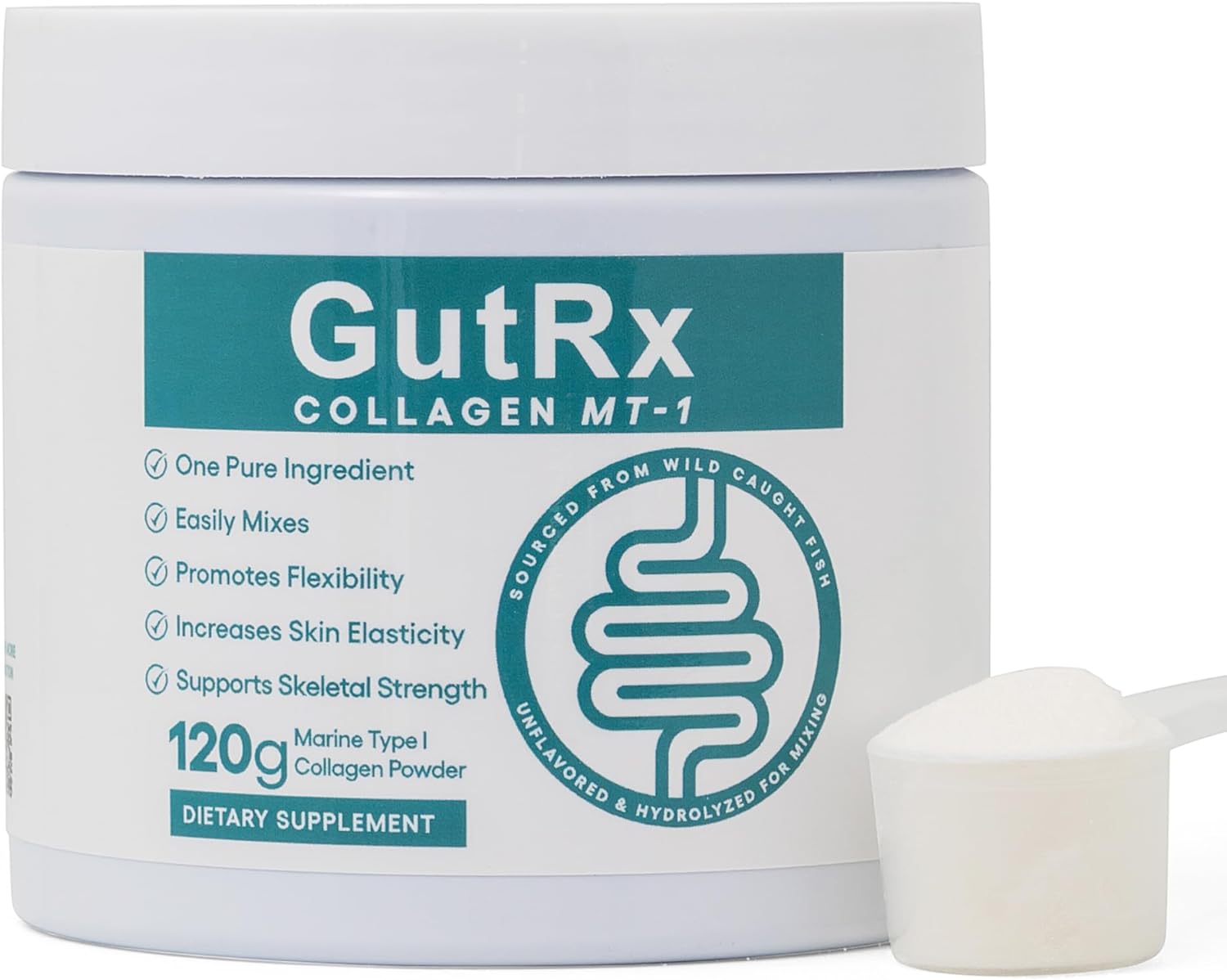 Amazon.com: GutRx Collagen MT-1 Type I Marine Collagen Powder ...