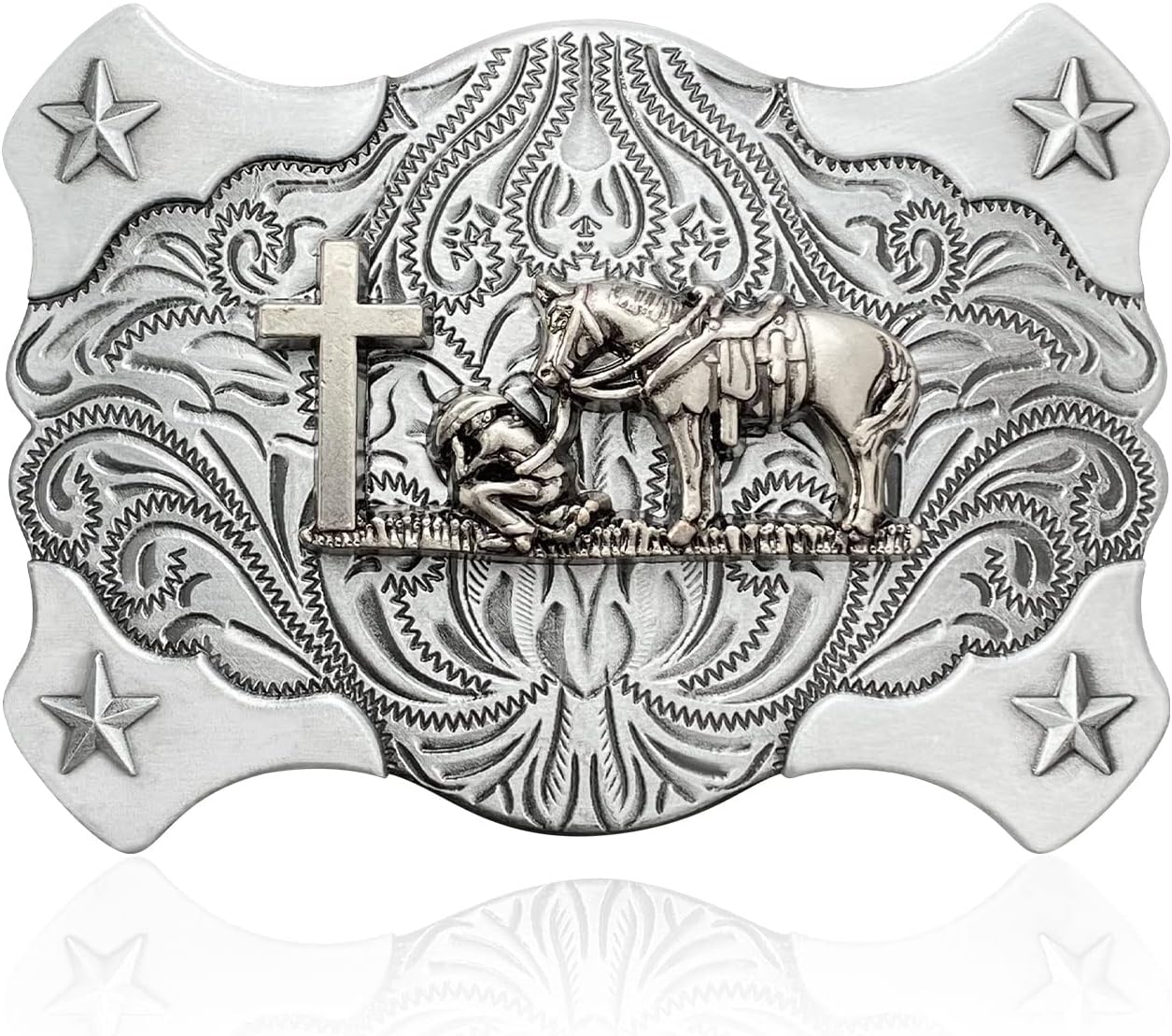 Amazon.com: Btilasif Horse Belt Buckle for Men Western Cowboy Texas ...