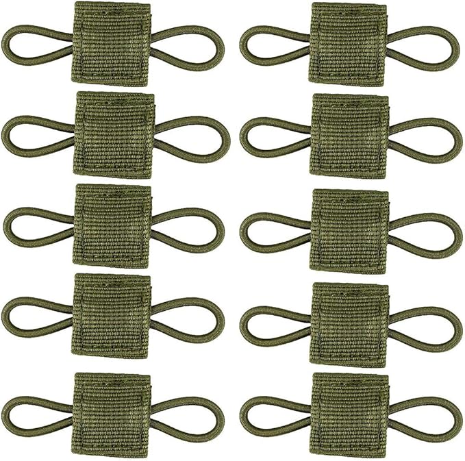 Tactical MOLLE Elastic Molle Ribbon Buckle Tactical Binding Retainer ...