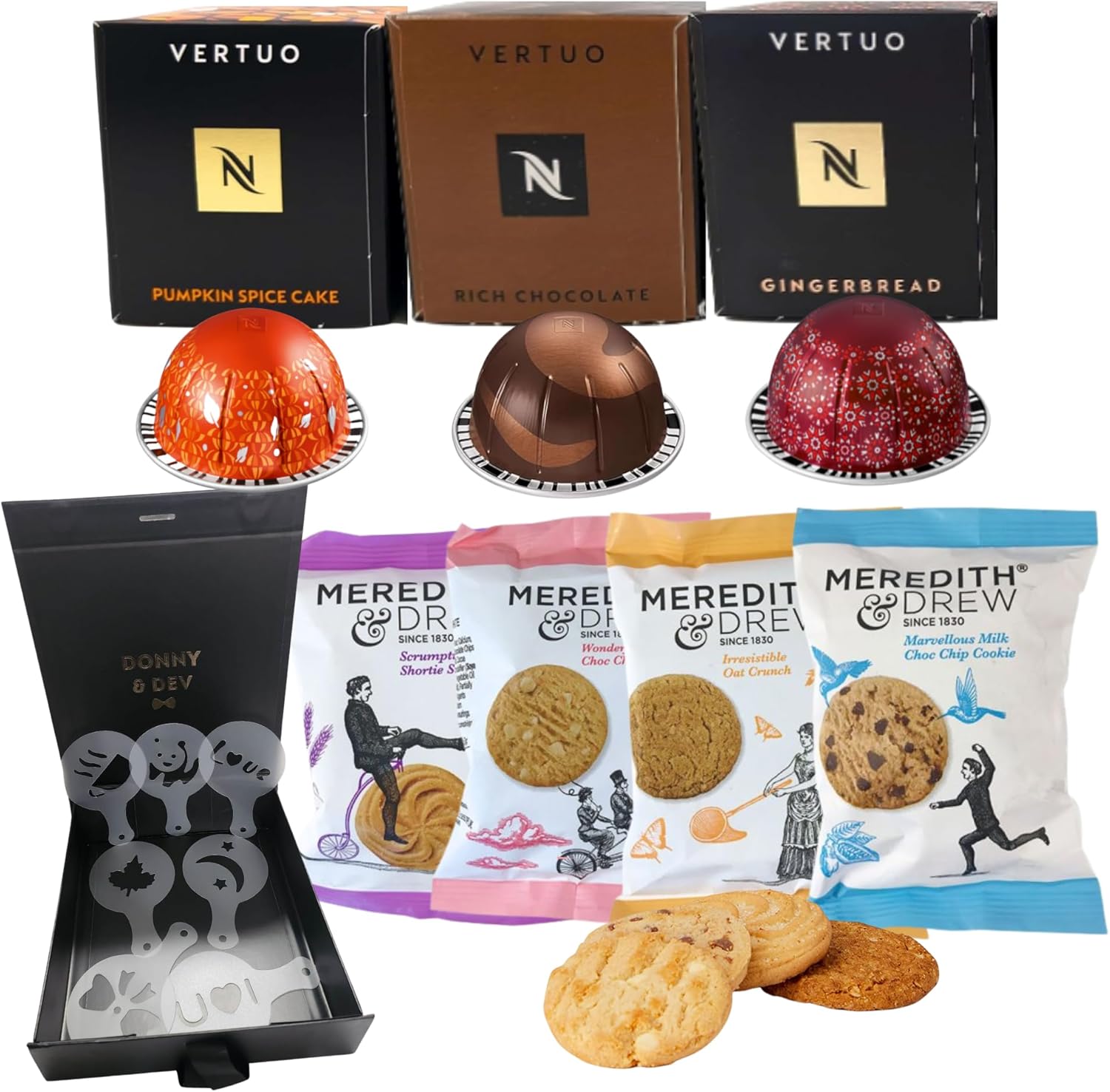 Vertuo Capsules │ Vertuo Pods Uk Bundle:│Gingerbread │ Rich Chocolate ...